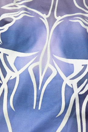 Body Heat Print Maxi Slip Dress