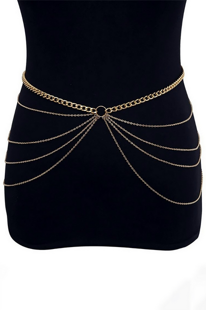 Metallic Layered Fashionable Waist Chain – HolyKityGirl