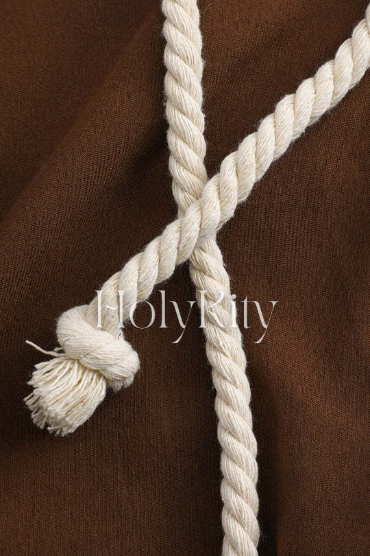Baggy Rope Tie Cargo Pants